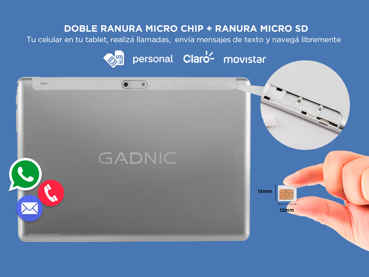 Tablet Gadnic Fenix Phone Gamer 4G LTE Quadcore 32gb 2gb 10" IPS | Bidcom