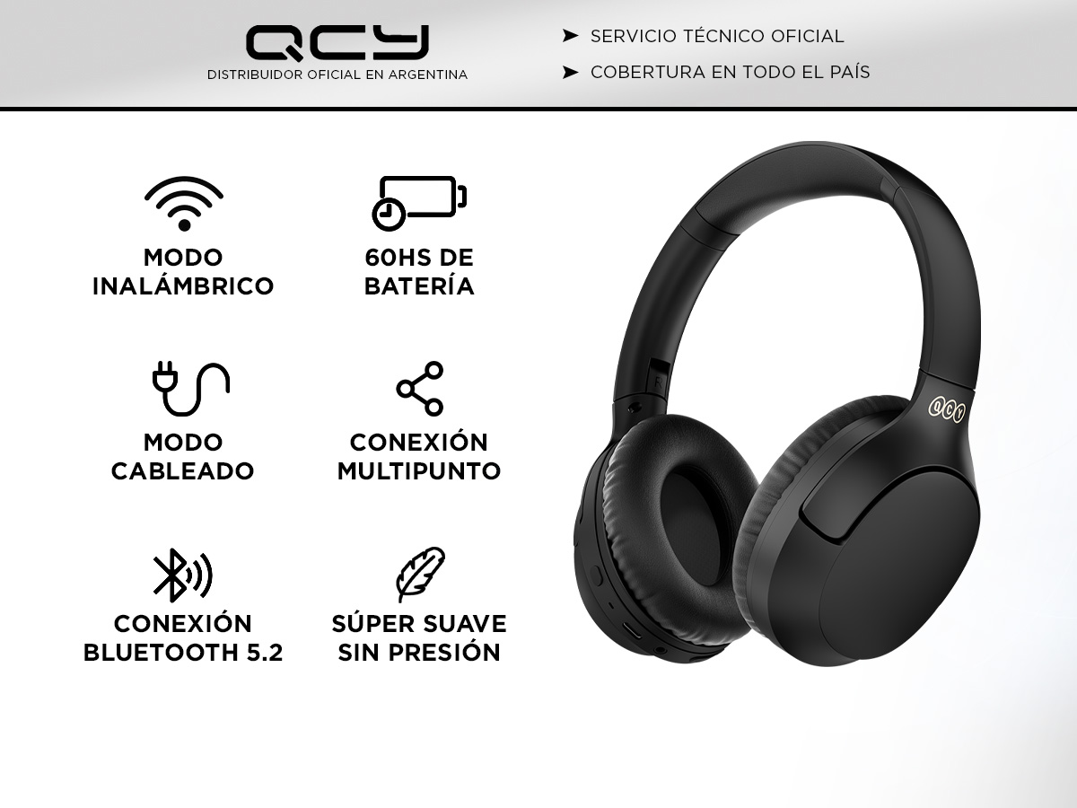 Auriculares QCY H2 Pro Headset | Bidcom