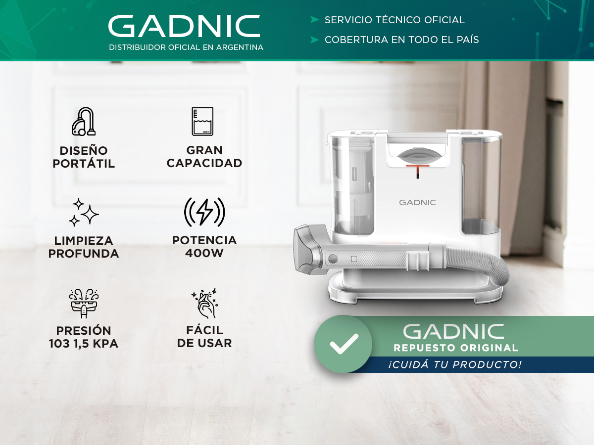 Aspiradora Gadnic Lava Tapizados 400W | Gadnic