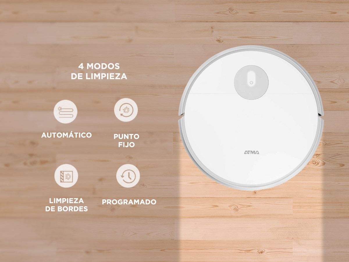 Aspiradora Trapeadora Robot Atma ATAR21C1 220v | Bidcom