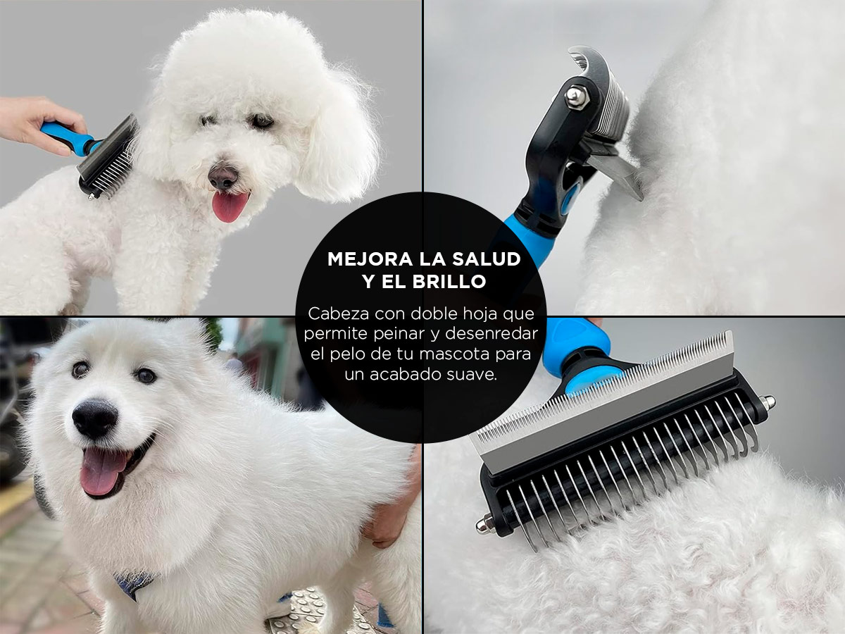 Cepillo para Perros y Gatos Gadnic Deslanador | Gadnic
