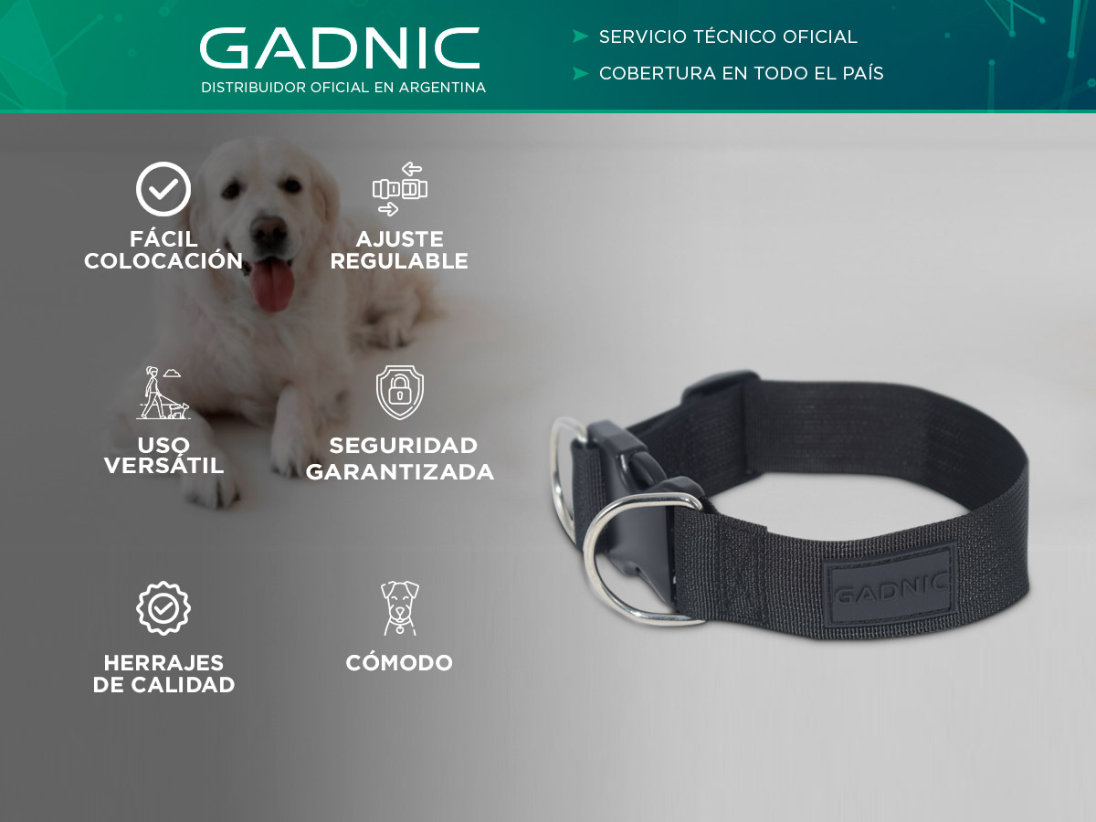 Collar para Perro Gadnic Regulable | Bidcom