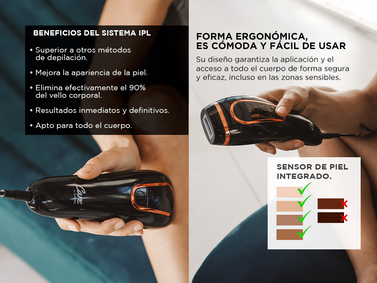 Depiladora Láser Gadnic T3 Depilación Definitiva IPL 999999 Pulsos 5 ...
