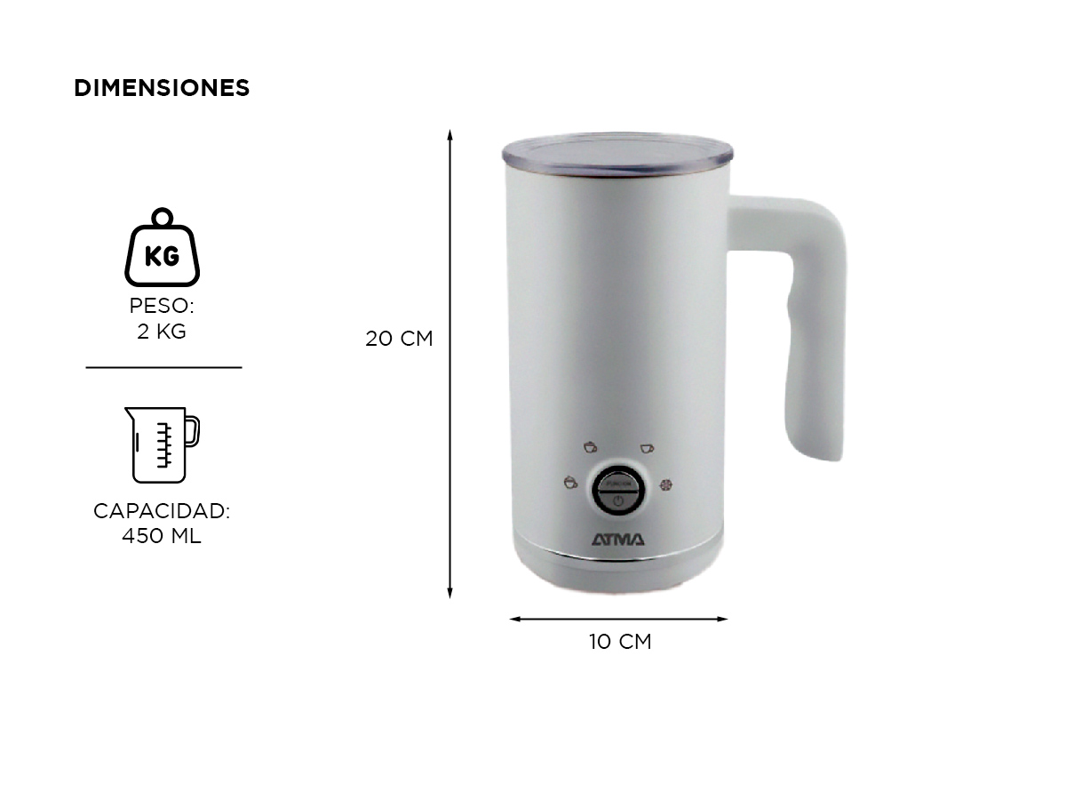 Espumador de Leche Atma Essential | Bidcom