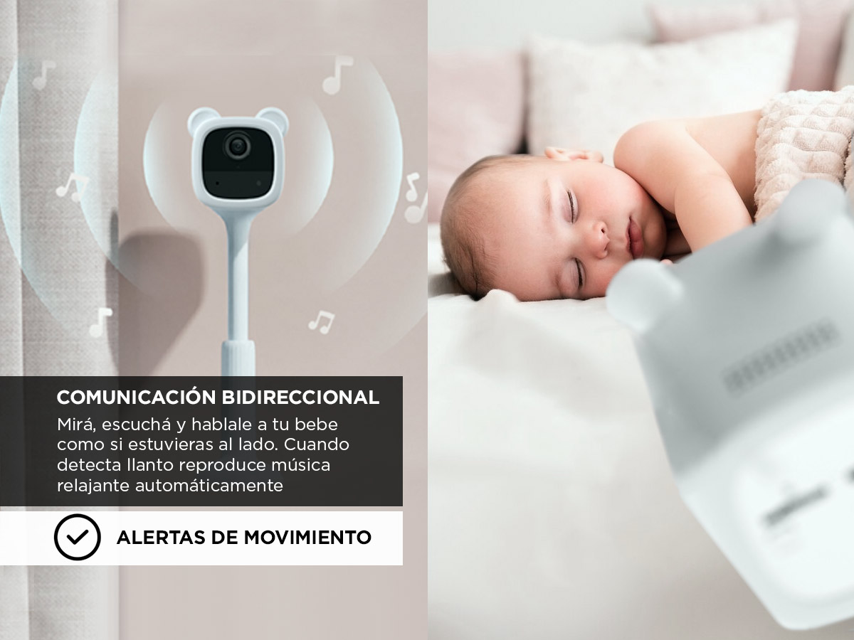 Cámara IP 2MP Ezviz BM1 Bear Baby Monitor | Bidcom