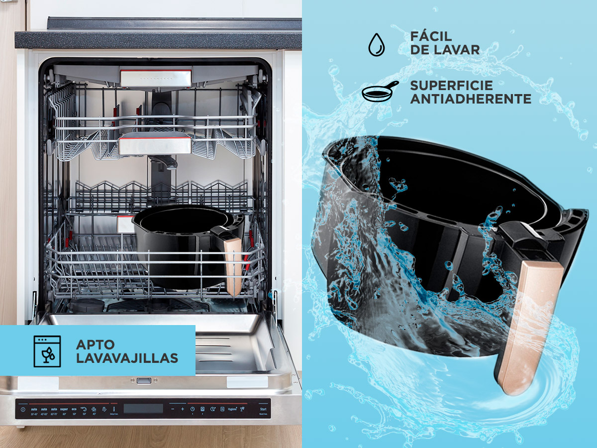 Freidora de Aire Gadnic F4.0 Sin Aceite 4Lts Digital | Gadnic