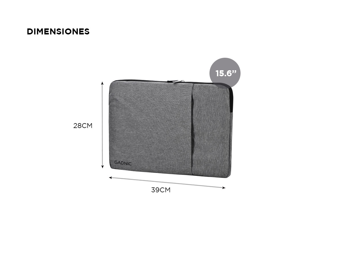 Funda Para Notebook Con Bolsillo Gadnic COVER02 | Gadnic