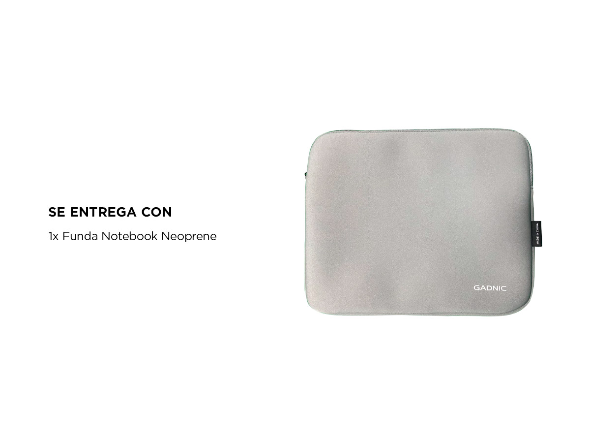 Funda Notebook Gadnic Neoprene para 15 pulgadas | Gadnic