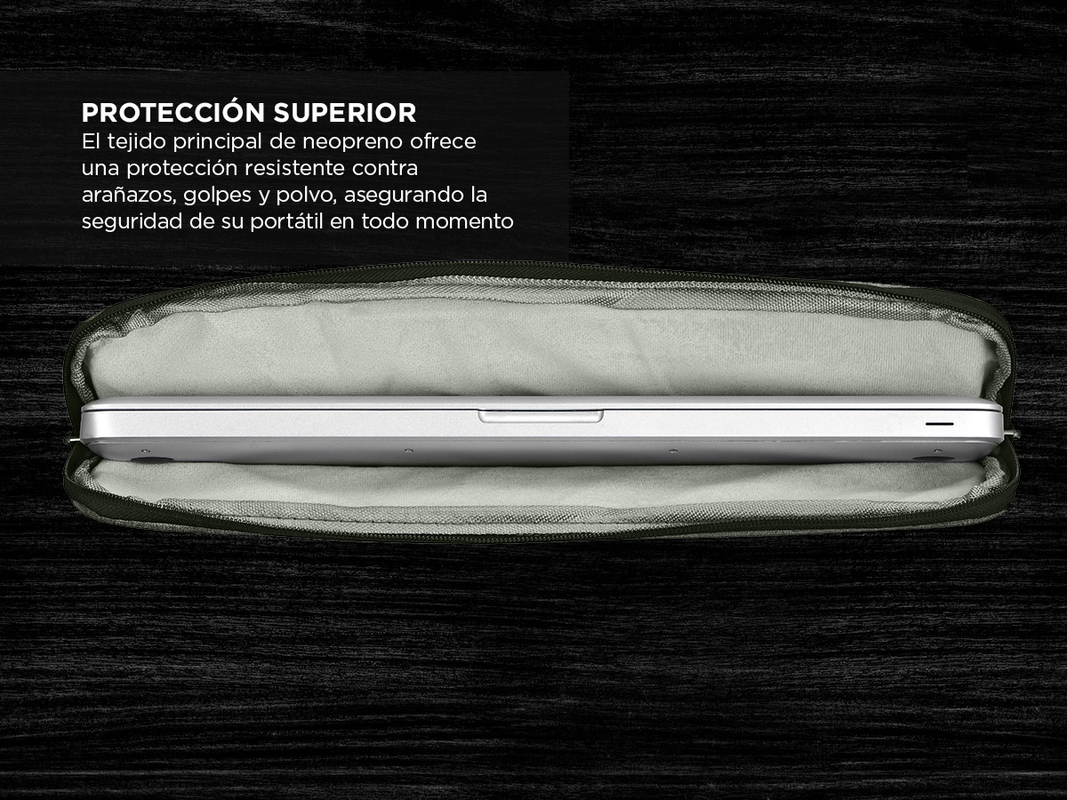 Funda para Notebook 156 Gris de Neoprene | Gadnic