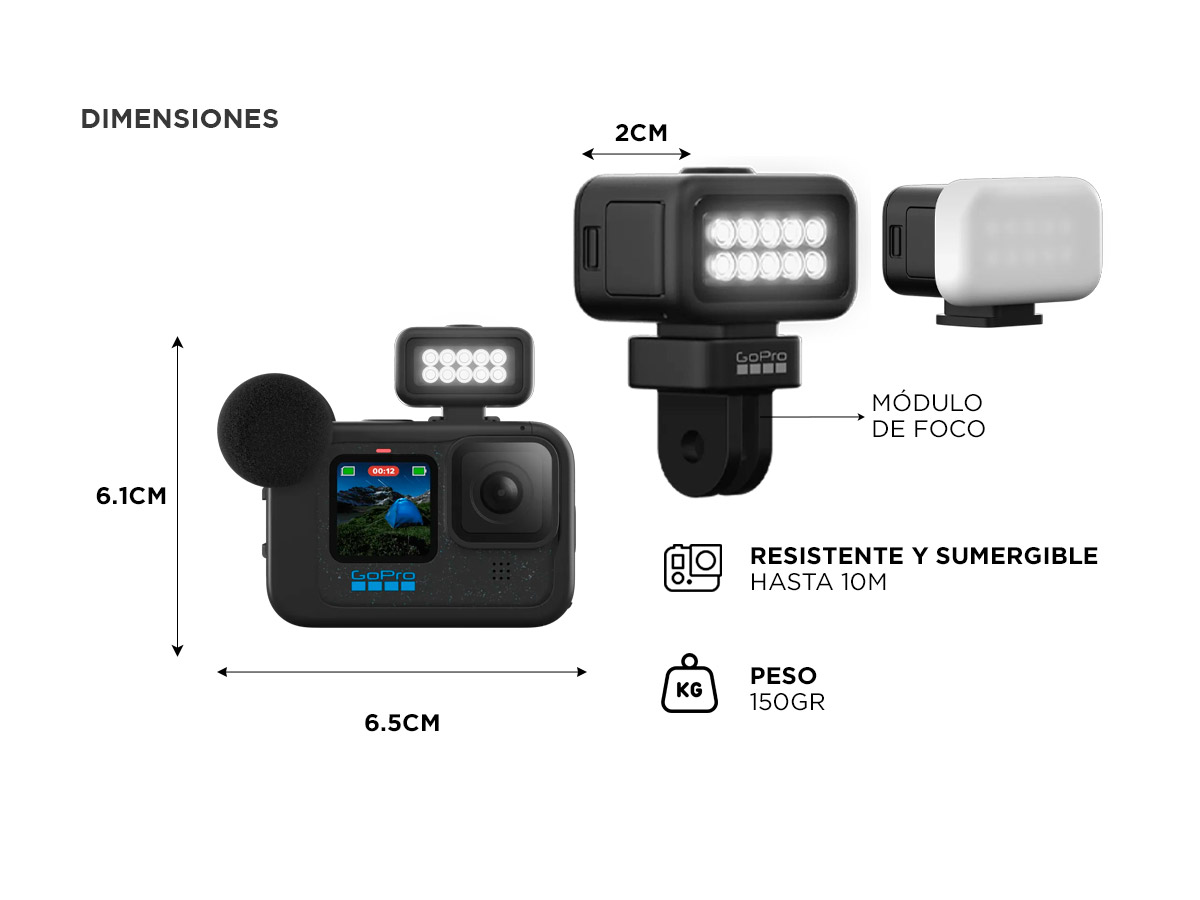 Módulo de Foco GoPro Light ALTSC-001 | Bidcom