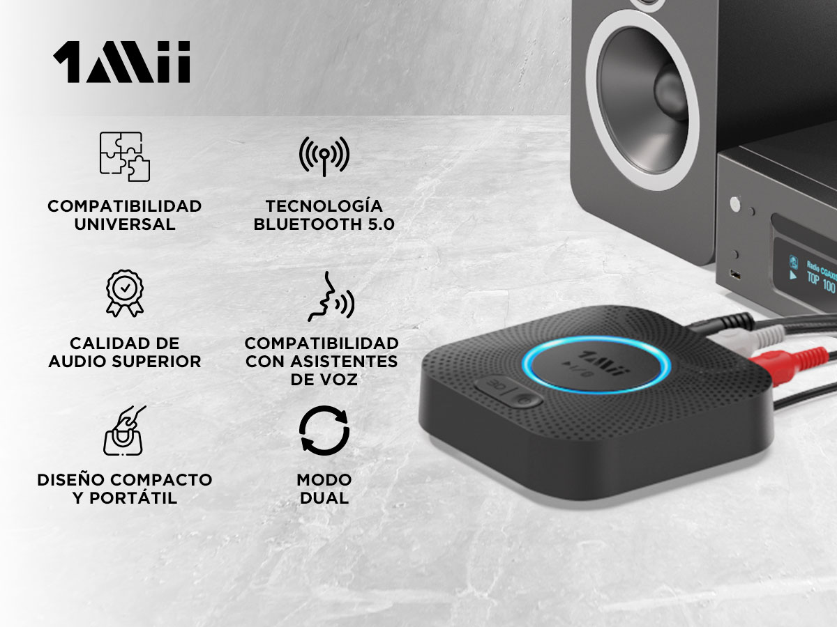 Receptor De Audio Inalámbrico 1Mii Bluetooth | Bidcom