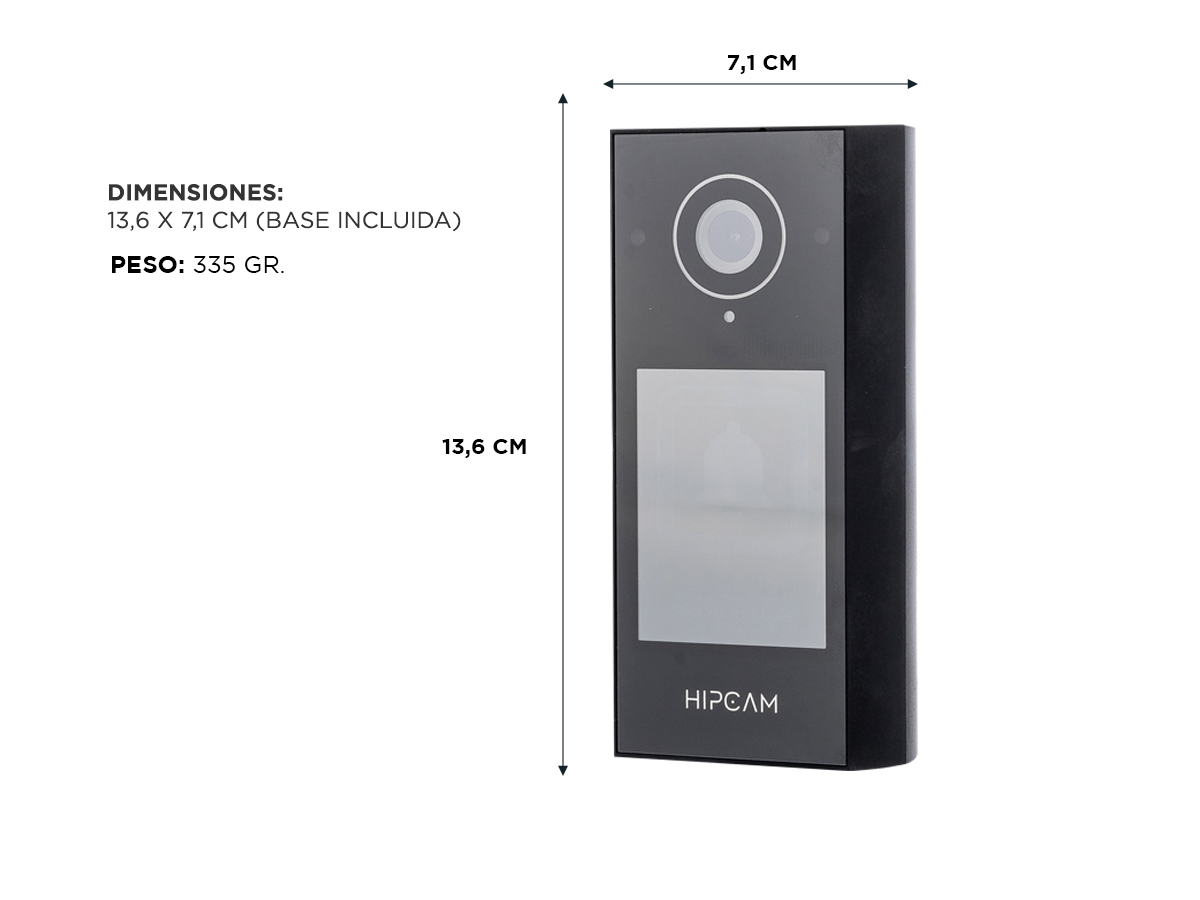 Portero con Cámara y Micrófono Gadnic HP3 Bidireccional | Gadnic