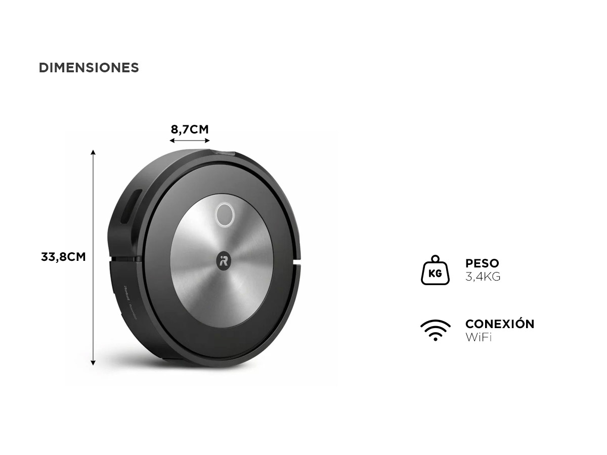 Aspiradora y Trapeadora Robot iRobot Roomba C7 + Combo | Bidcom