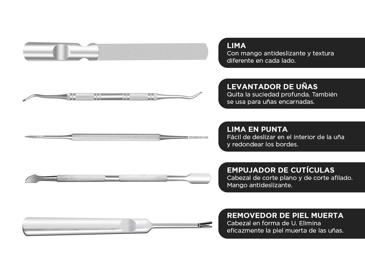 Set Para Uñas Gadnic K18 Corta-uñas Ideal Para Podólogos | Gadnic