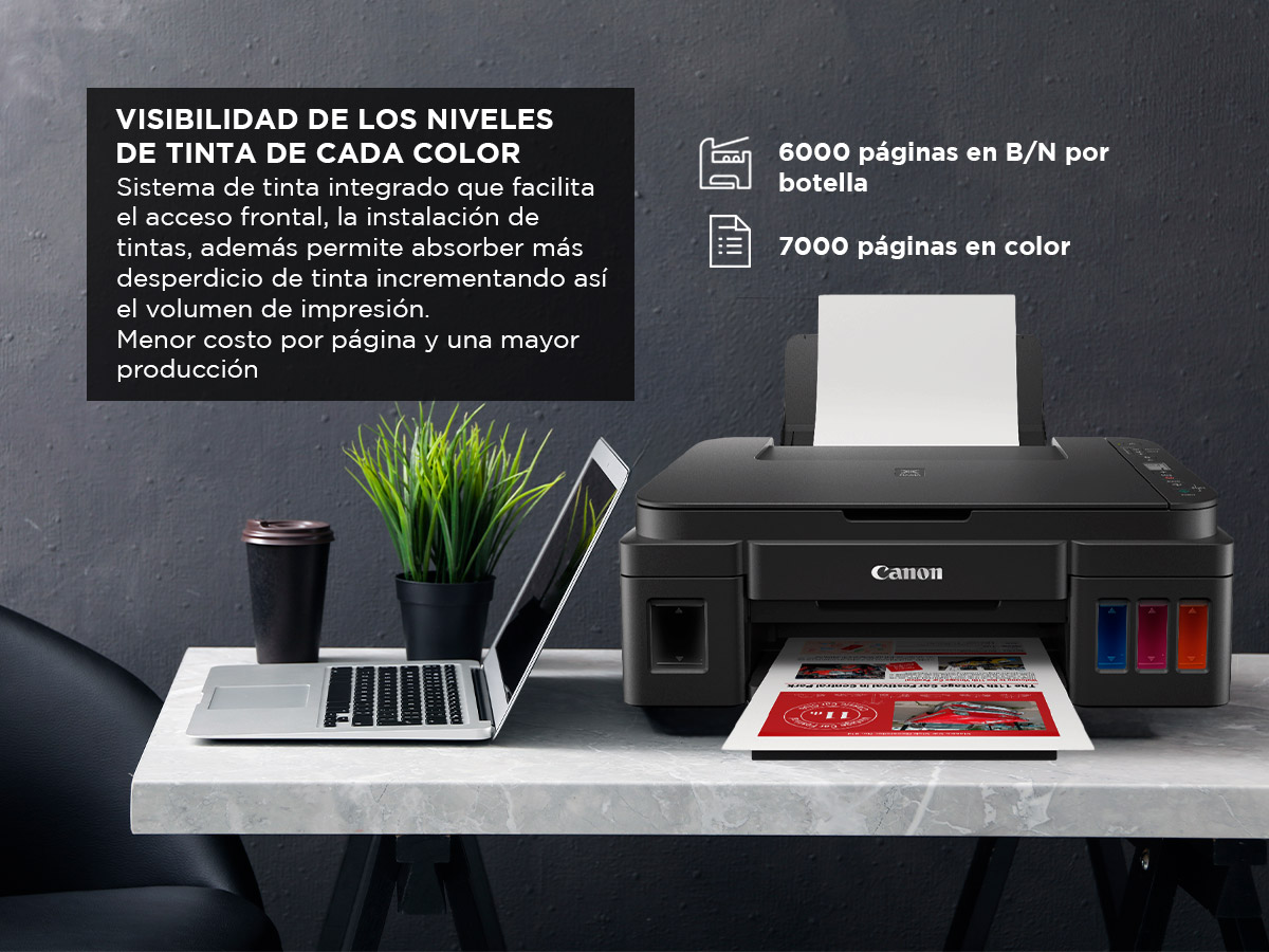 Impresora Canon Pixma G3110 Multifunción | Bidcom