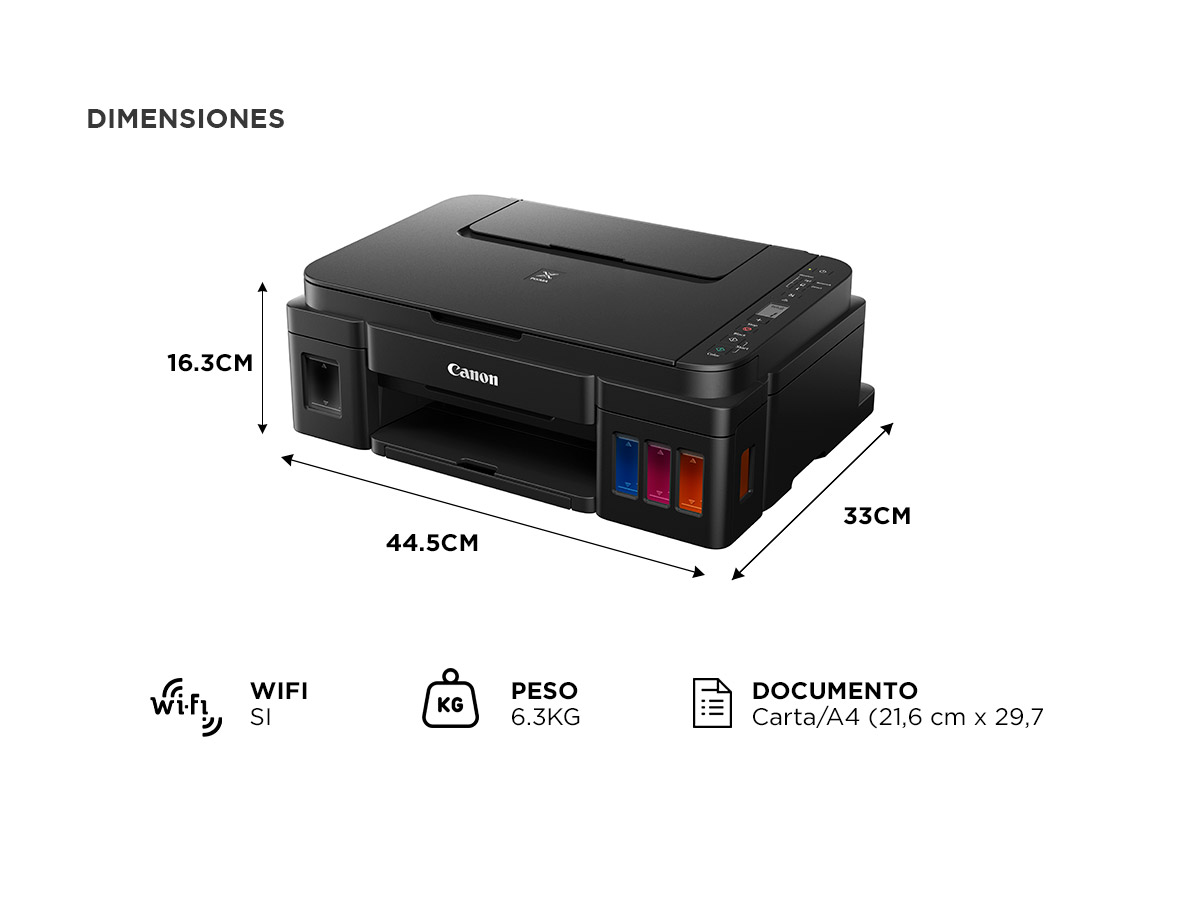 Impresora Canon Pixma G3110 Multifunción | Bidcom