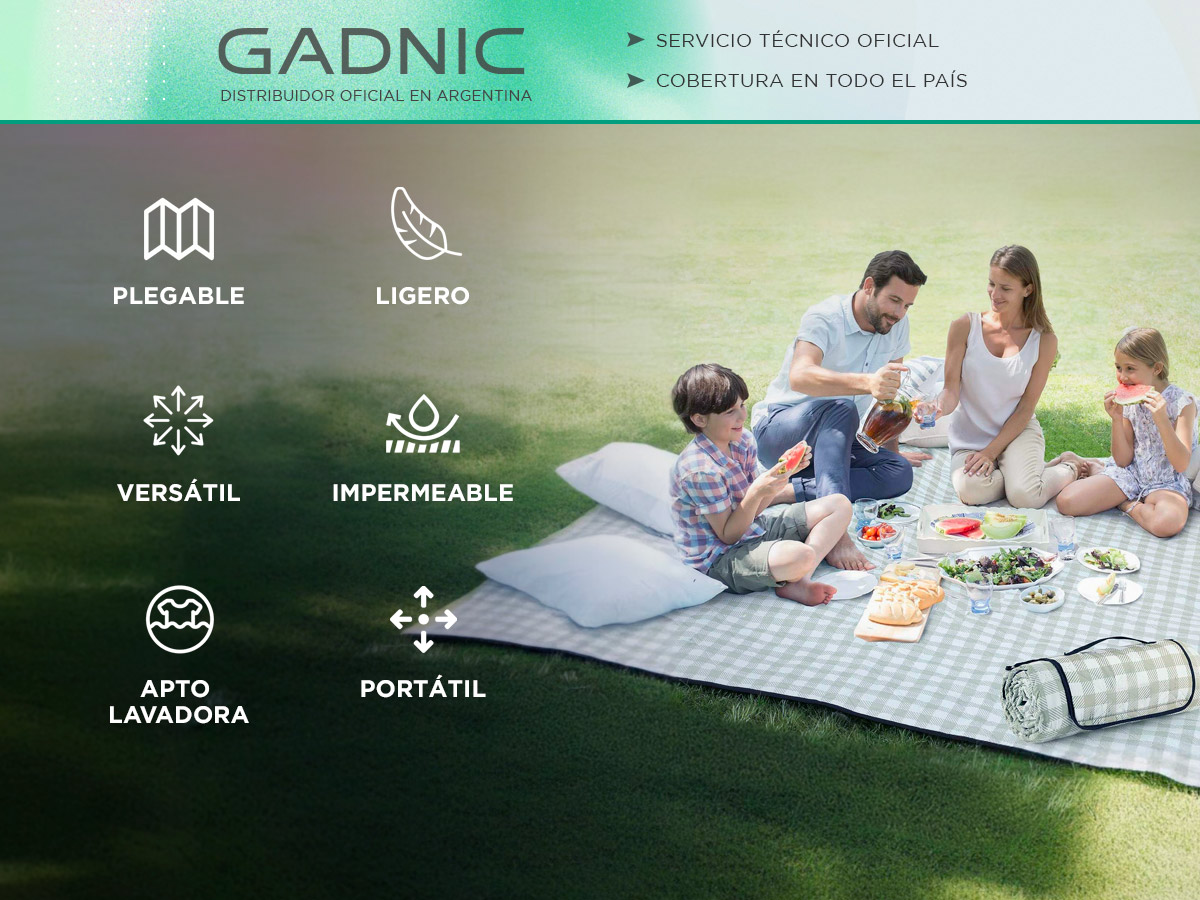 Lona Playera Gadnic Impermeable Manta de Picnic Campo | Gadnic