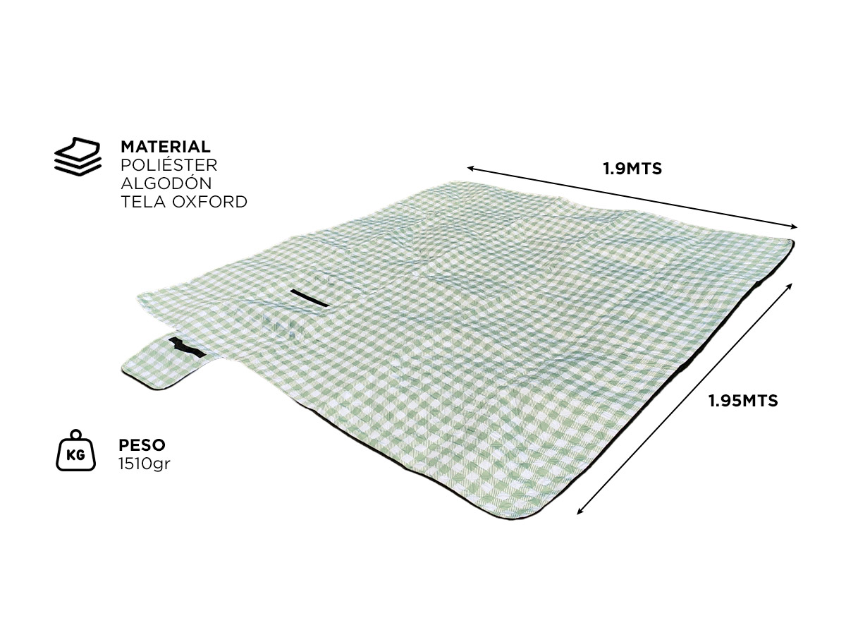 Lona Playera Gadnic Impermeable Manta de Picnic Campo | Gadnic
