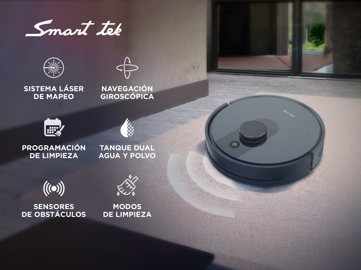 Aspiradora Robot AVA PRO II SMART-TEK | Bidcom