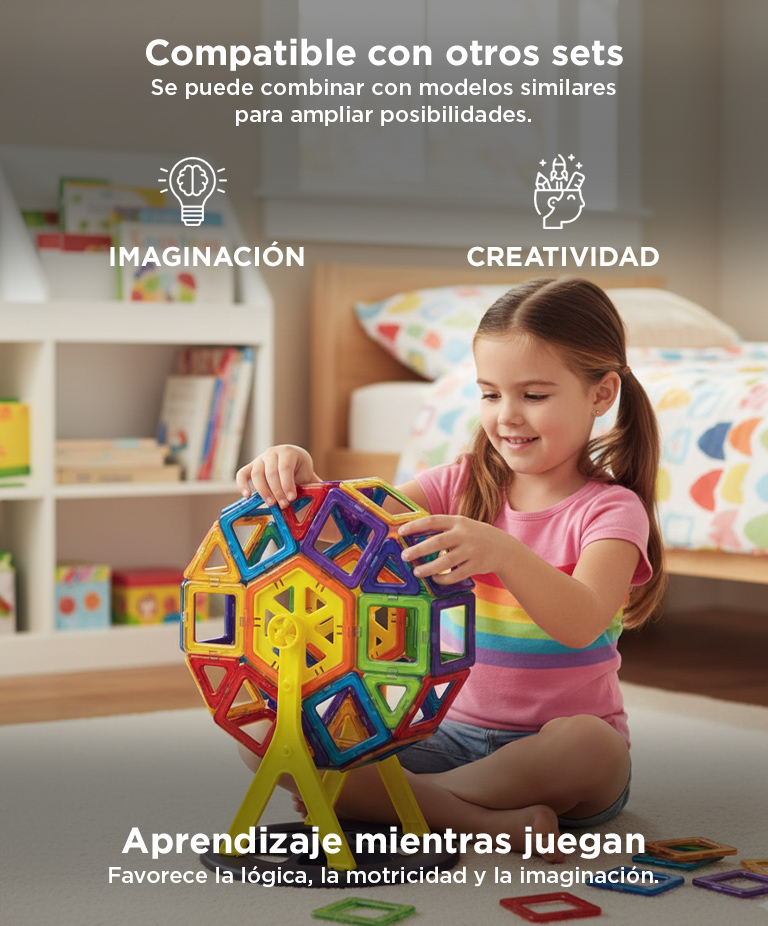 Bloques De Construcción Para Crear Juguetes 208 Piezas | Gadnic