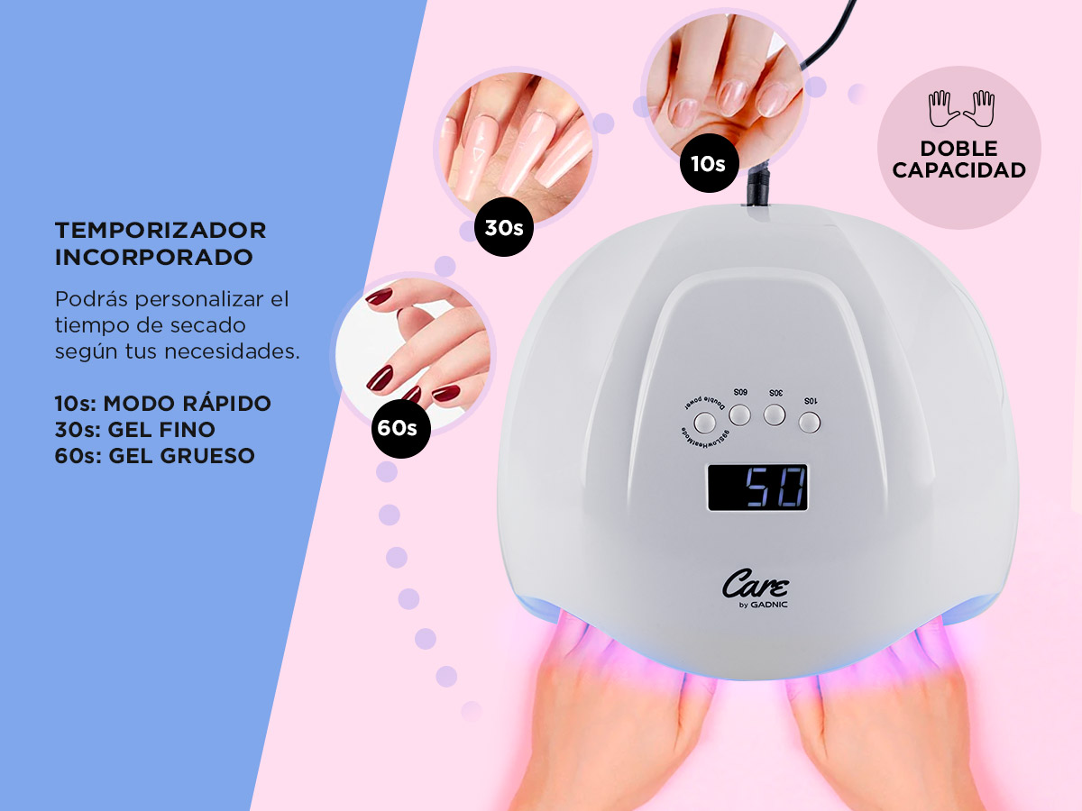 Cabina Para Uñas Gadnic SUN X UV Led 54W Uso Profesional Usado | Bidcom