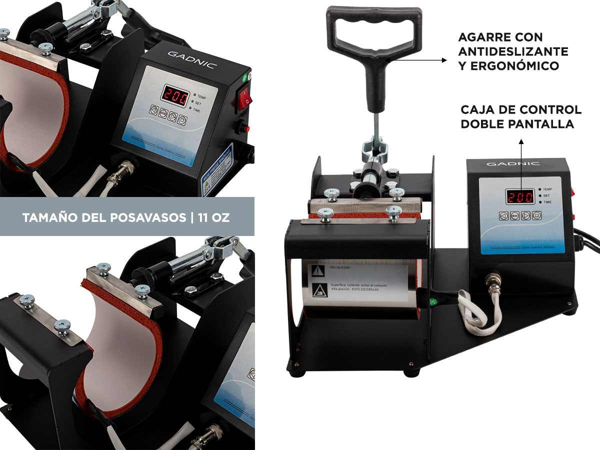 Máquina de Sublimado Gadnic MS4 Para Tazas | Bidcom