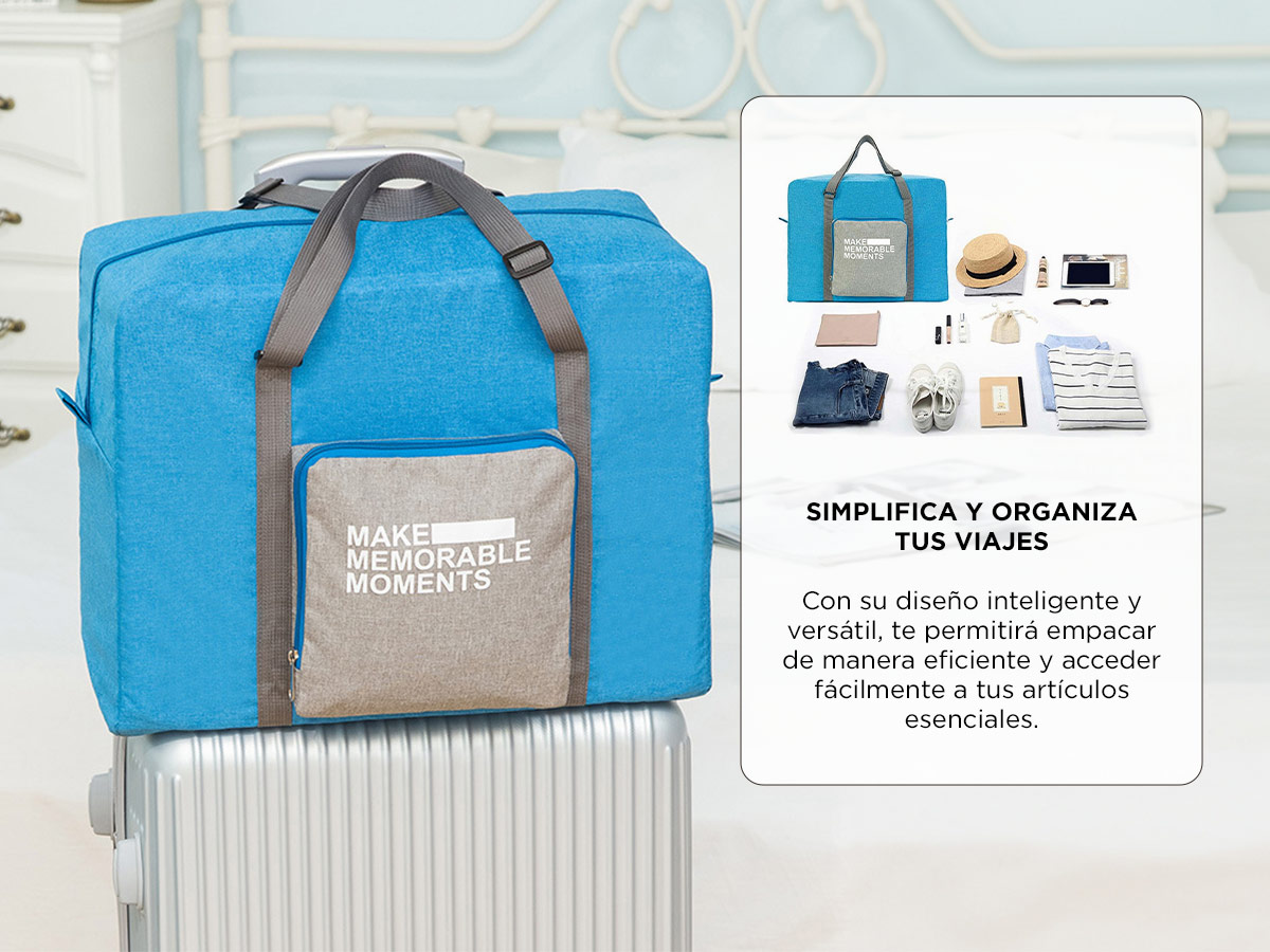 Bolso Plegable para Viaje South Port Equipaje de Mano | Bidcom