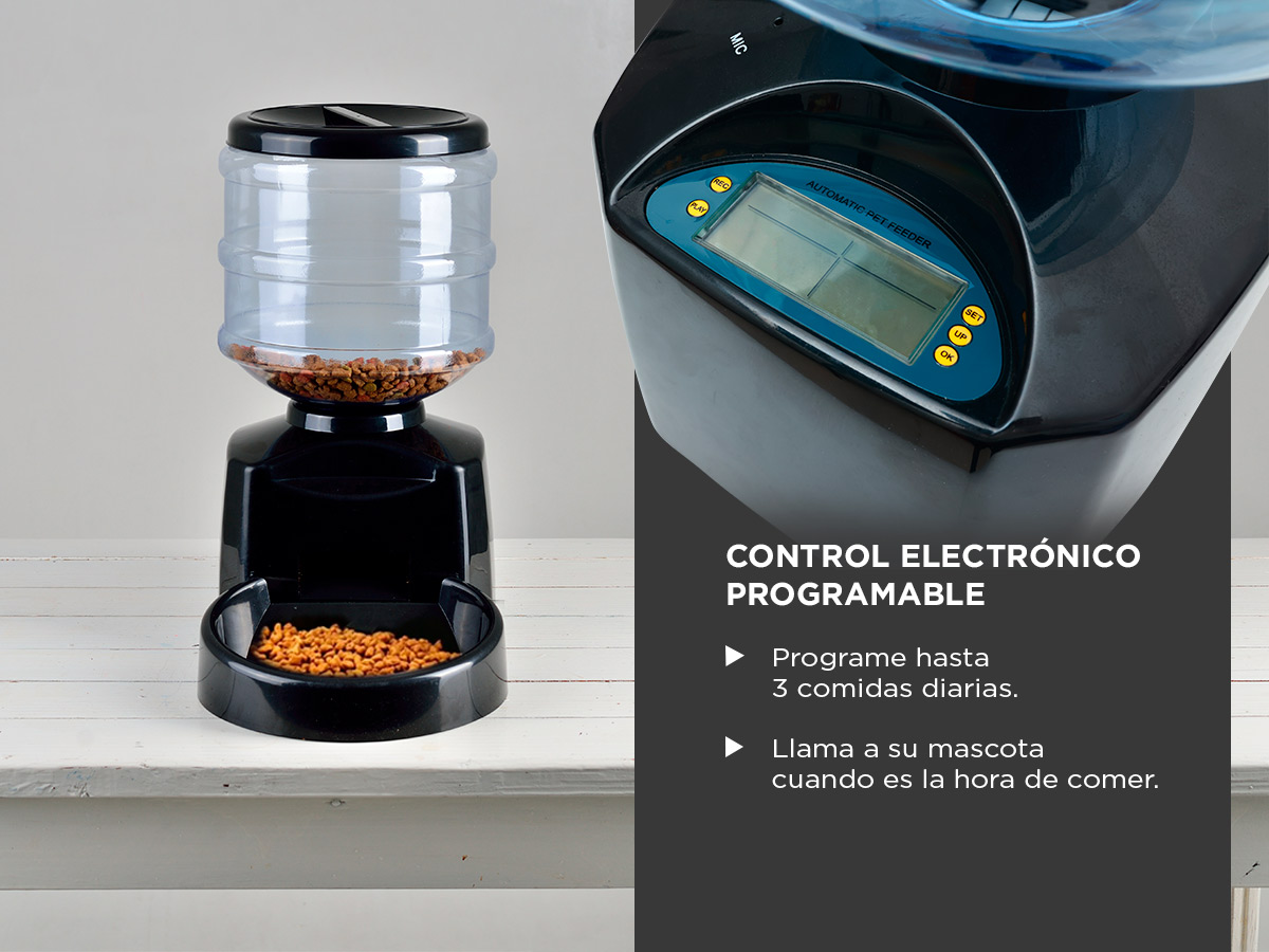 Comedero Automatico Gadnic Para Mascotas Digital | Gadnic