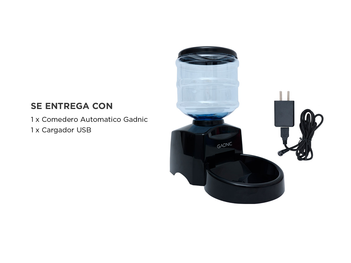 Comedero Automatico Gadnic Para Mascotas Digital | Bidcom