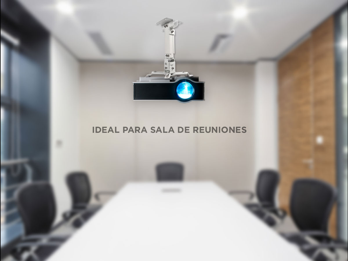 Soporte Proyector Techo o Pared Extensión 40 a 60cm Inclinación ...