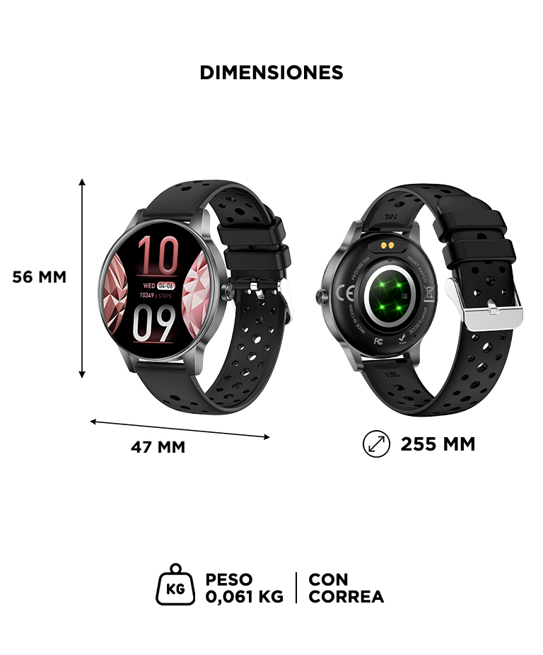 Smart Watch Gadnic SWTCH-207 Reloj Inteligente Pantalla Digital | Gadnic