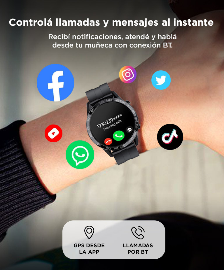 Reloj Inteligente Gadnic Smartwatch Deportivo y Urbano | Gadnic
