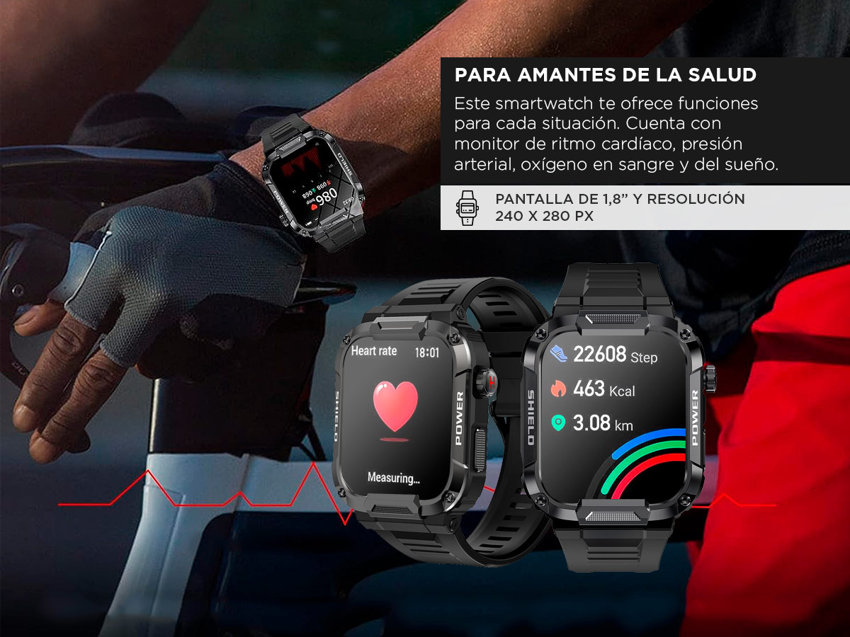 Smartwatch Reloj Deportivo Gadnic Android Resistente Al Agua | Bidcom