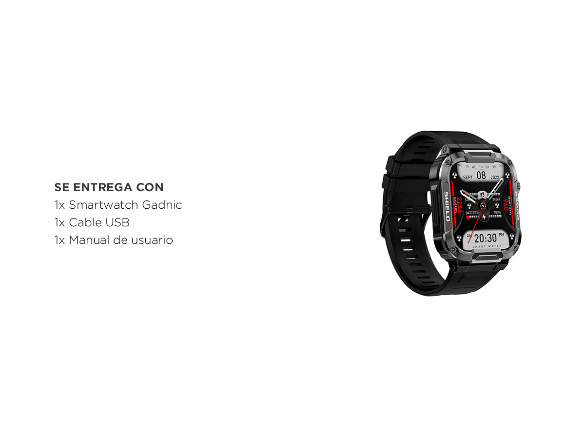 Smartwatch Reloj Deportivo Gadnic Android Resistente Al Agua | Gadnic