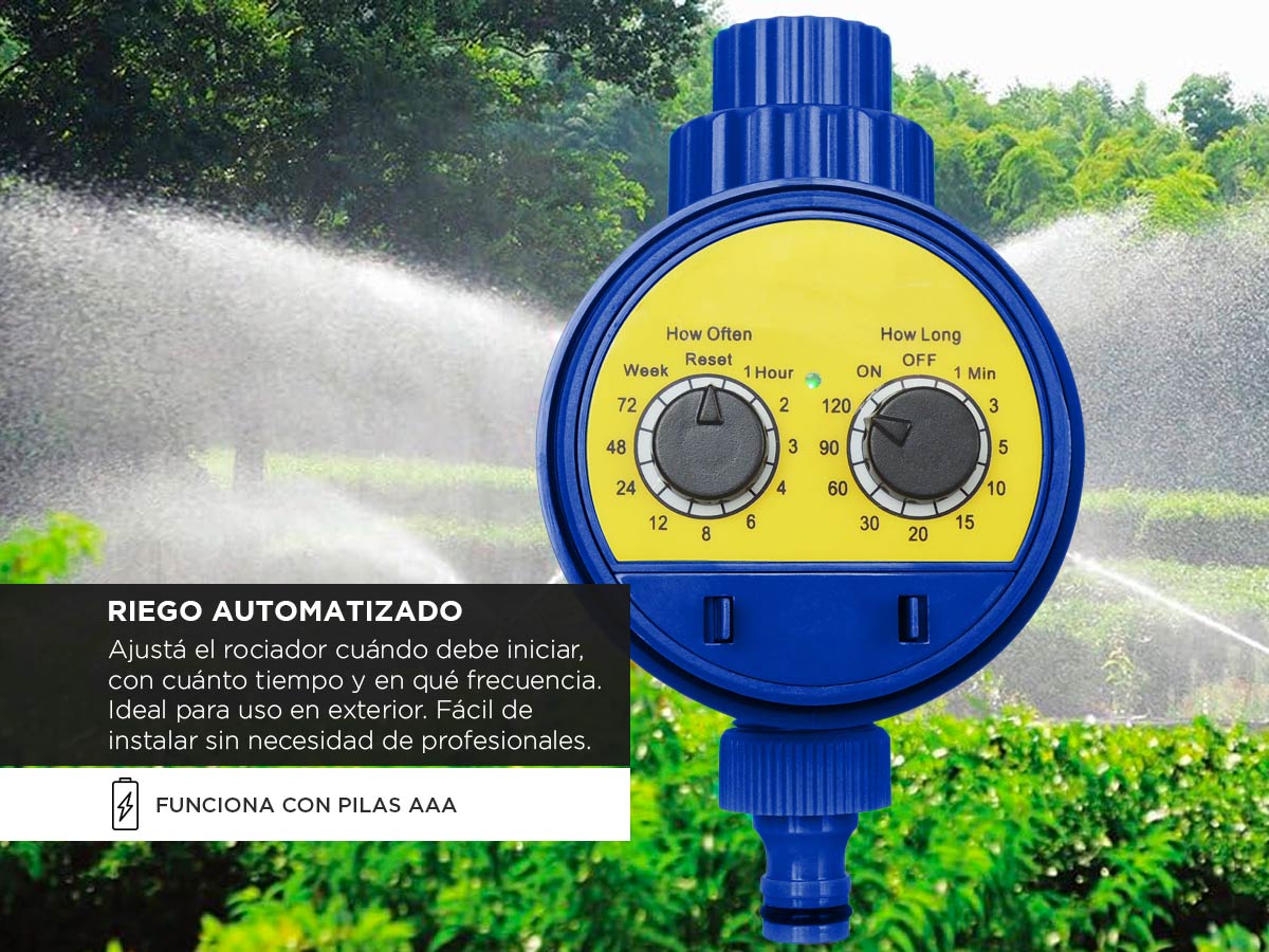 Programador de Riego Gadnic Automático y Ajustable | Gadnic