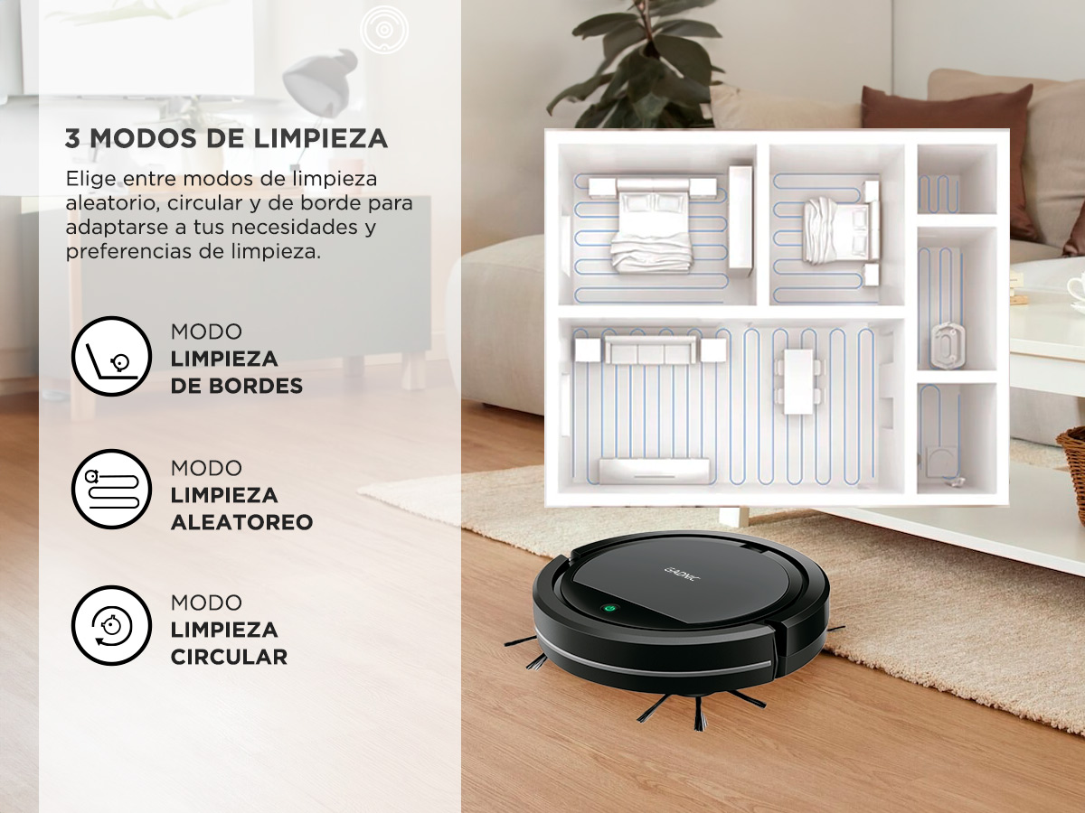 Aspiradora Robot Gadnic 3 Modos de Limpieza y Trapeo | Gadnic
