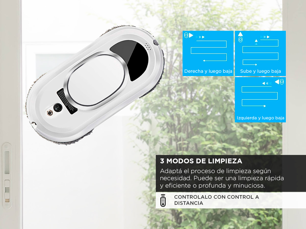 Robot Limpia Vidrios Gadnic 3 Modos de Limpieza | Gadnic