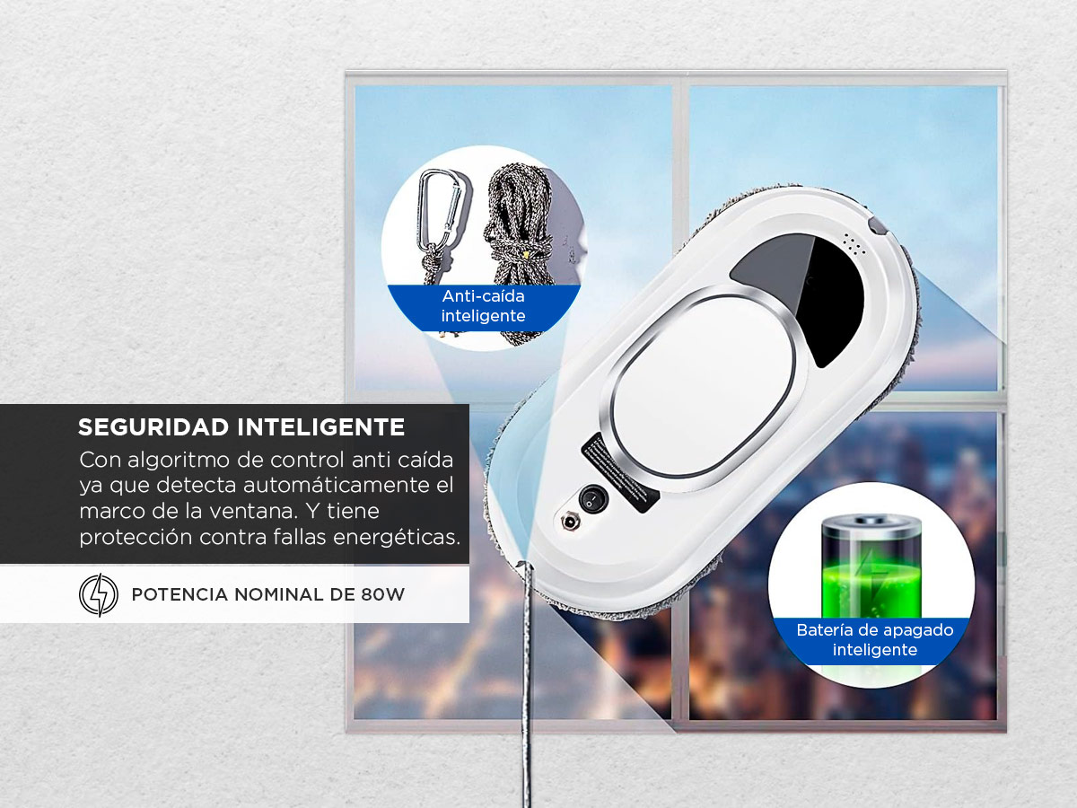 Robot Limpia Vidrios Gadnic 3 Modos de Limpieza | Gadnic