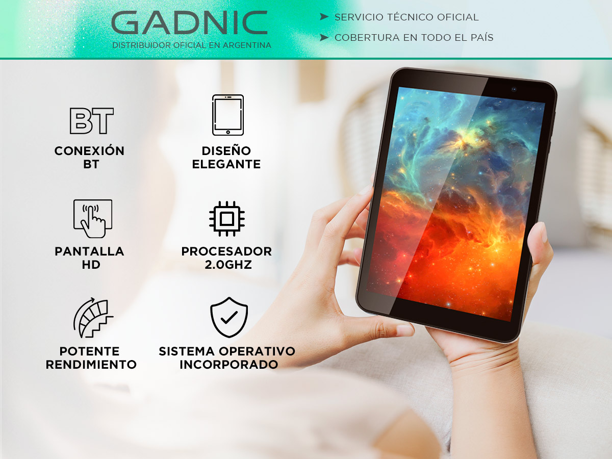 Tablet Gadnic 8 Pulgadas Android 13 32GB WiFi | Gadnic