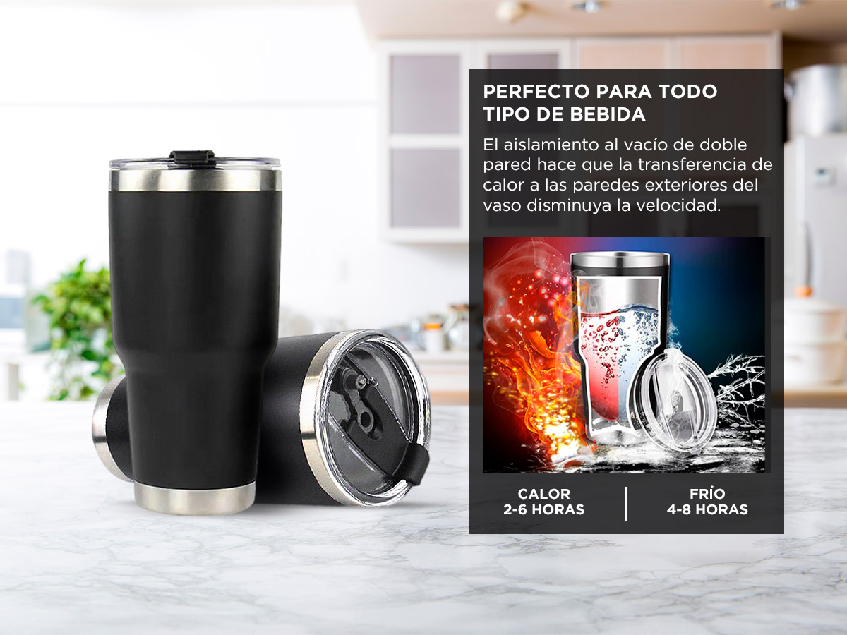 Termo Portátil De Acero Inoxidable Gadnic Calor Y Frío | Gadnic