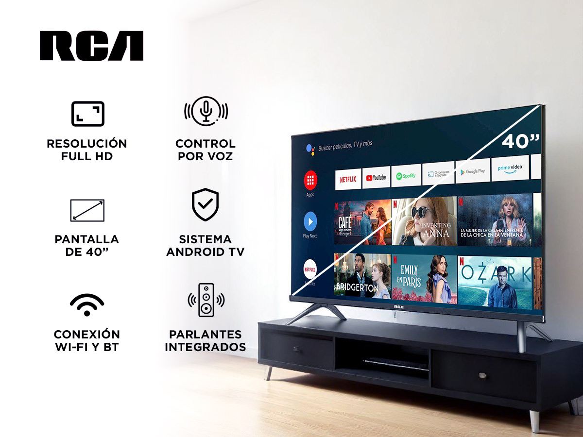 SMART TV 40 RCA C40AND FHD ANDROID RV | Bidcom